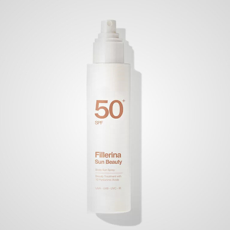Спрей для тела cолнцезащитный SPF 50+ 200 мл FILLERINA Sun Beauty Body Sun Spray Спрей 200 мл