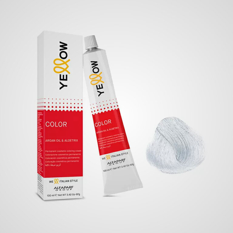 Ye Color Перманентная крем краска OSS 100 мл YELLOW PROFESSIONAL Ye Color Permanent Coloring Cream Краска 100 мл