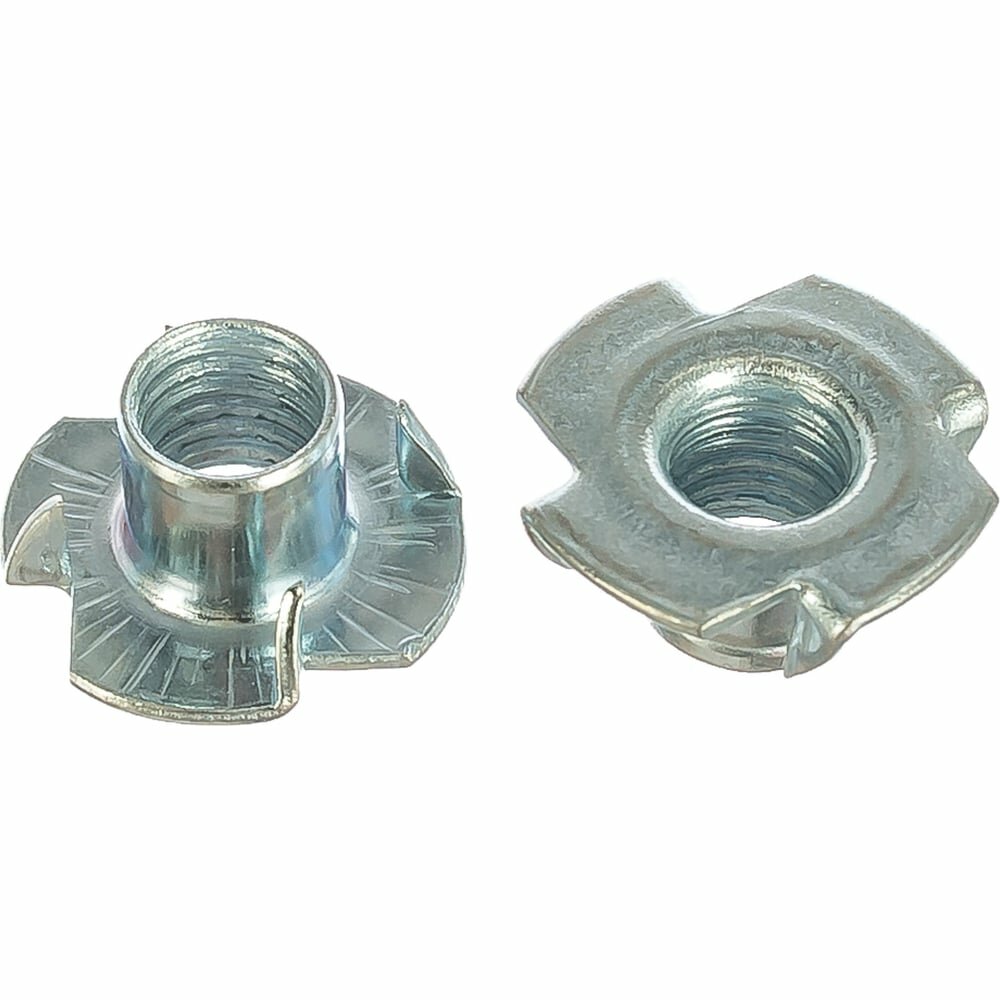 Мебельная врезная гайка метизный двор M10x12,5 DIN1624 (100 шт.)