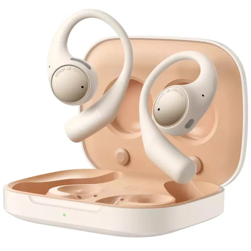 Honor Earbuds LOK-T10, золотые, открытые наушники