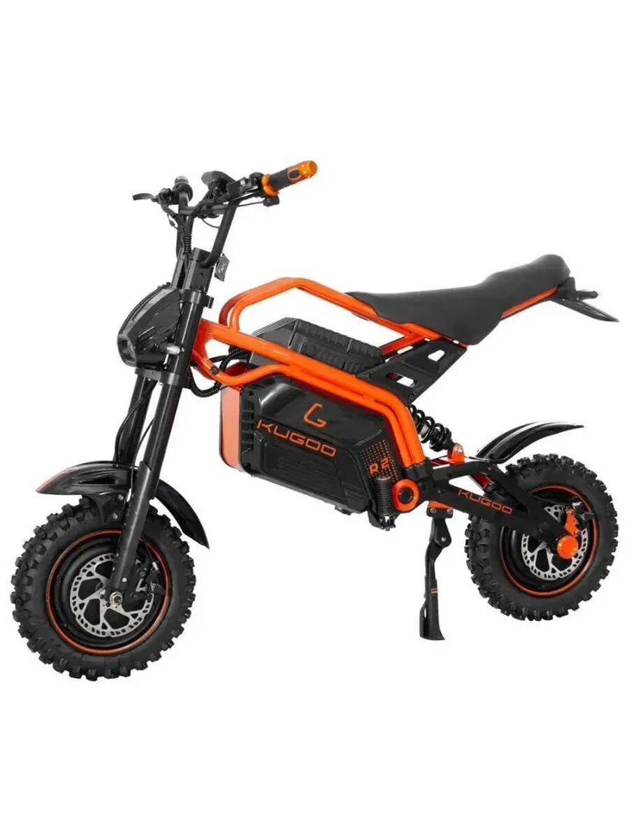 Электроскутер Kugoo R2 2х1800 Вт, 31.2Ah, внедорожные шины черный