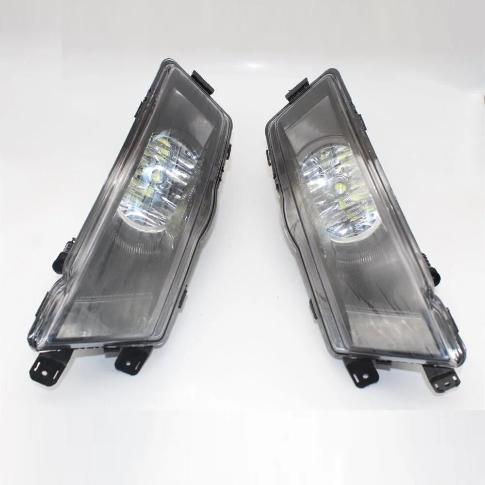 Автомобильные фары для Skoda Rapid 2013 2014 2015 2016 2017, Стайлинг автомобиля, передние светодиодные противотуманные фары, крышка решетки и жгут проводов в сборе 1pair led light