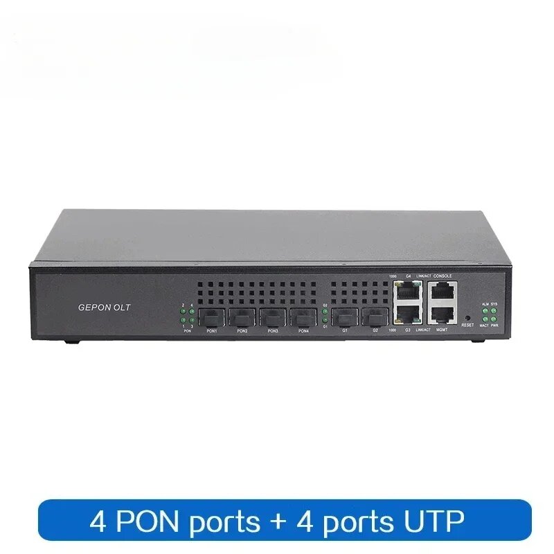 OLT 4EPON V2, 4 PON + 4 UTP порта