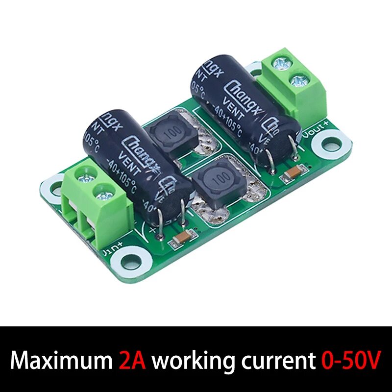 Фильтр питания постоянного тока HUXUAN 0-25В/0-50В 2A/3A/4A A2