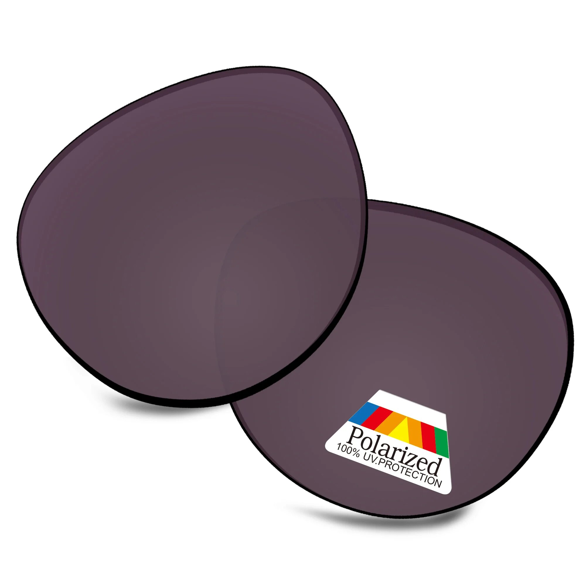 Сменные поляризационные линзы Bwake для Ray-Ban Meta Headliner Gray Iridium