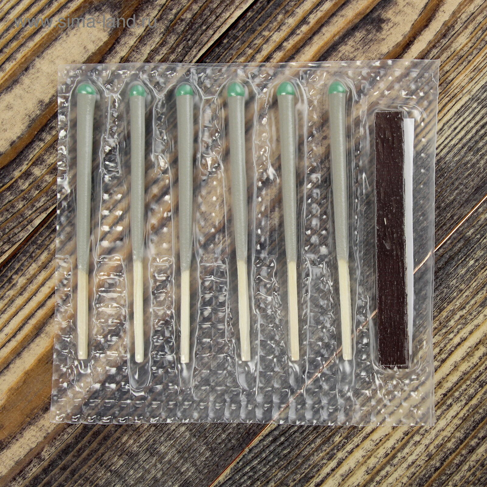 Спички охотничьи в блистере наполнением 6 шт, вид: спичка, размер упаковки: 5.5 x 0.5 x 8 см, 3 шт.