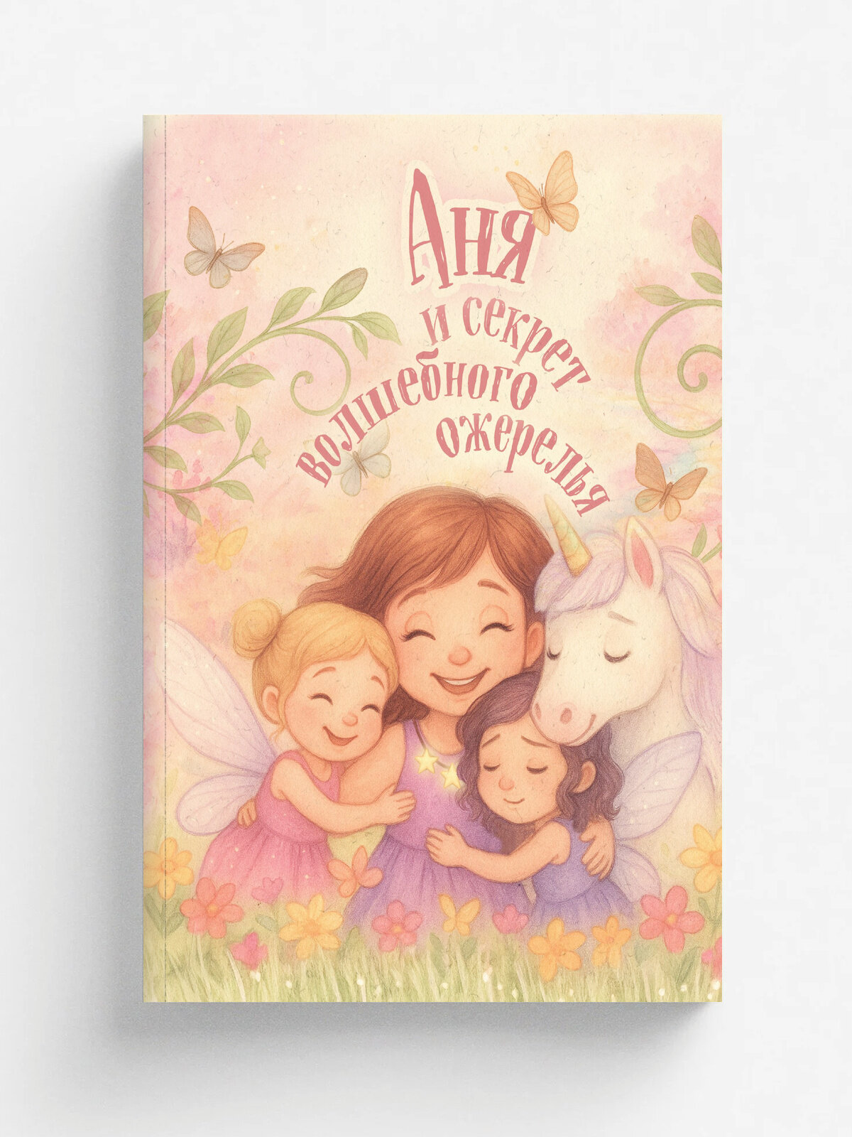 Аня и секрет волшебного ожерелья. Именная книга для девочек с заданиями