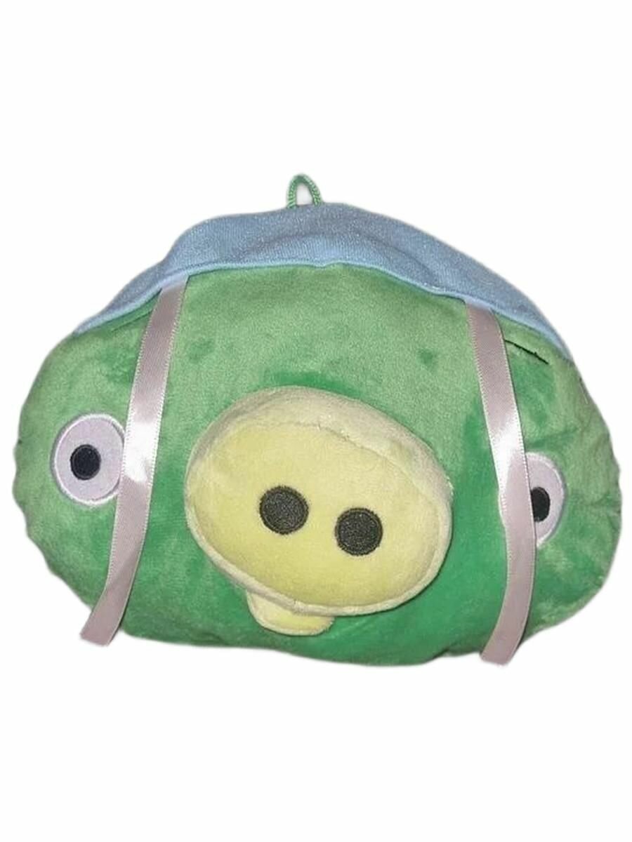 Мягкая игрушка "Angry Birds" свин В шапке, Энгри Бёрдс свин