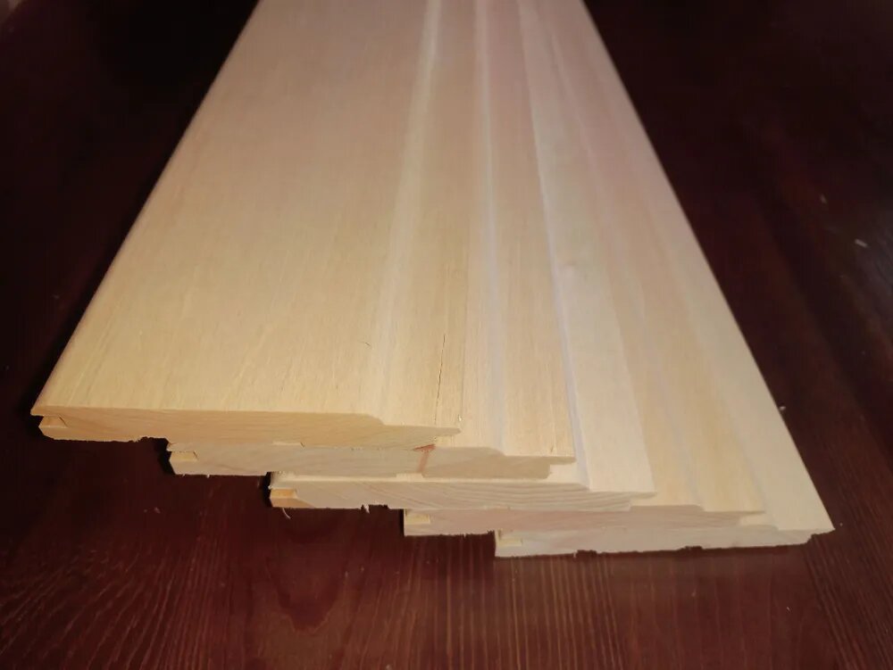 Вагонка липовая, сорт "А", 1800 мм.