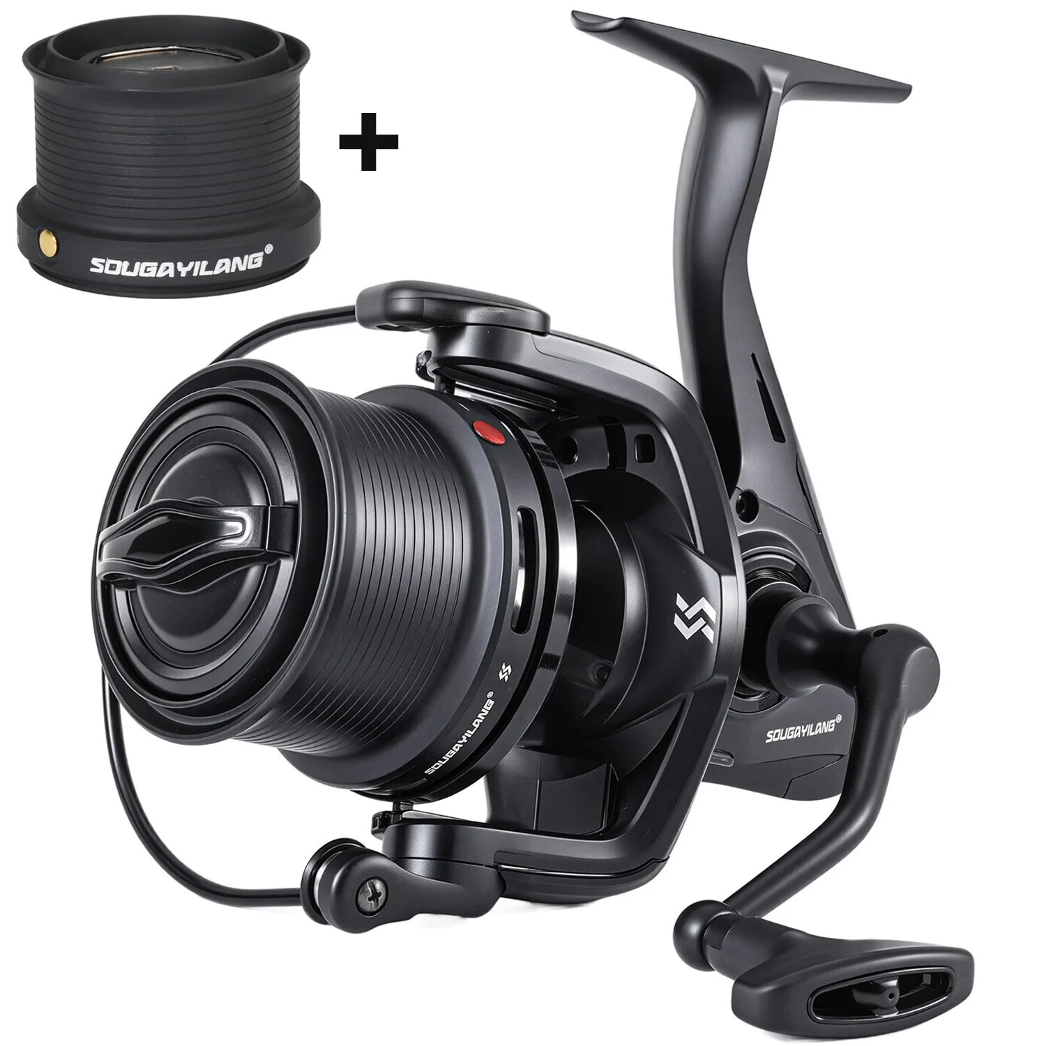 Металлическая безынерционная катушка Sougayilang для фидерной ловли 15кг