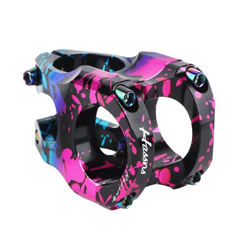 HASSNS HA35 Вынос Руля для Велосипеда 35 мм Paint spots pink