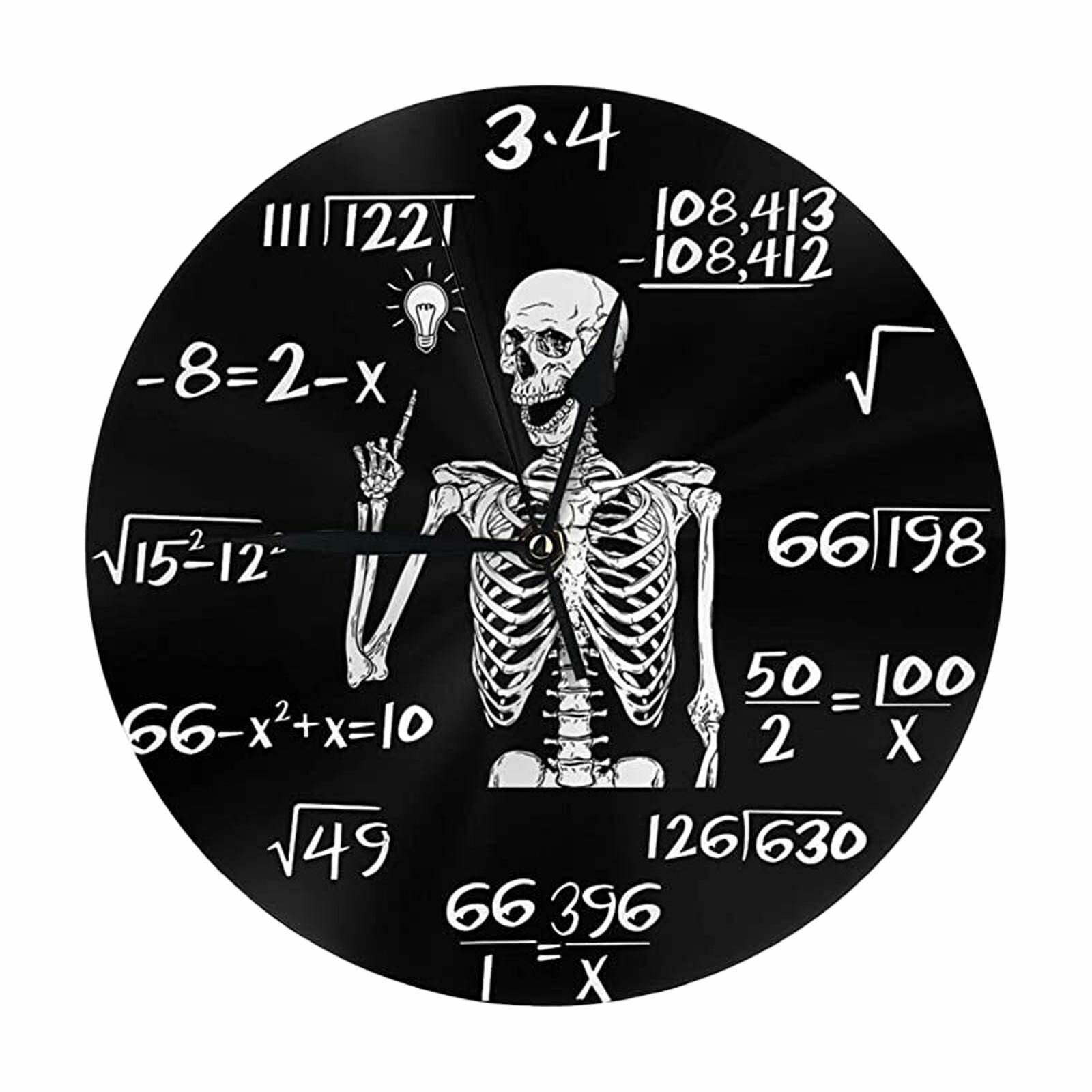 Настенные часы "Математические формулы", 30 см х 30 см