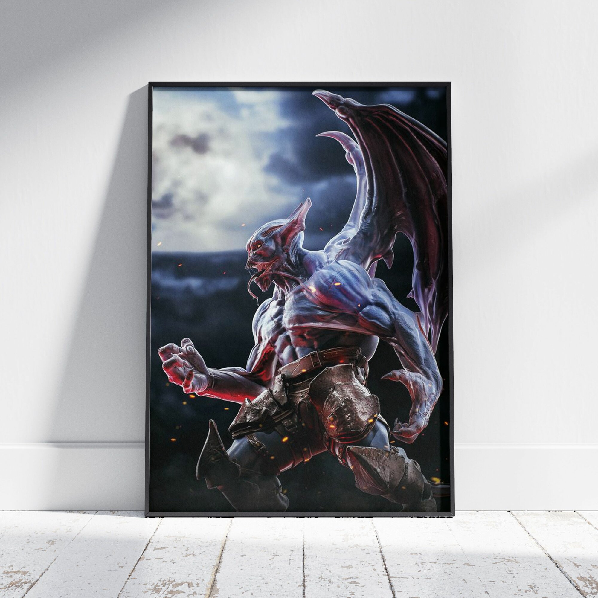 Плакат на стену для интерьера Dota 2 (Night Stalker 3) - Постер по игре формата A4 (21х30 см)