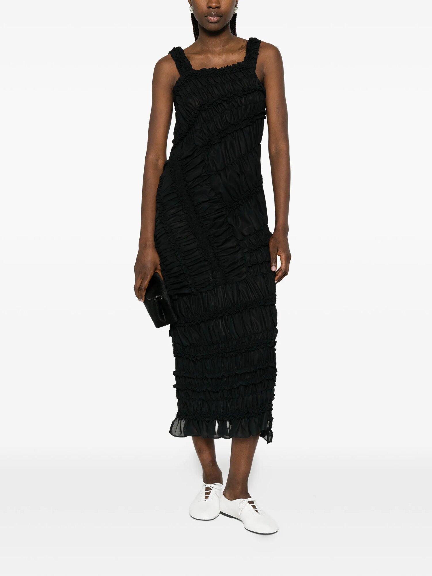 Платье MAGDA BUTRYM Ruffled midi dress, размер 36 — фото 1