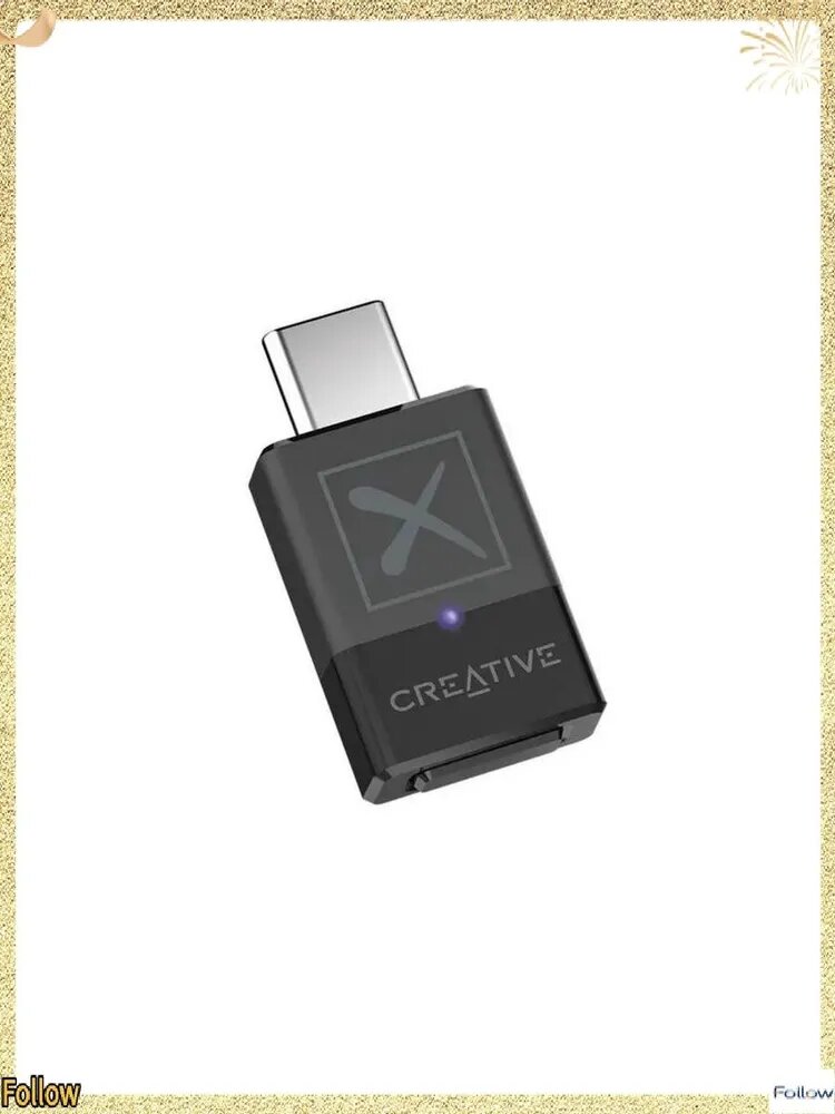 Bluetooth передатчик Creative BT-W3X Smart Bluetooth 5.3 адаптер с кодеком aptX HD