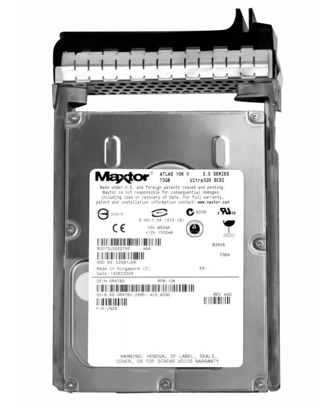 Жесткий диск Dell R4780 73Gb U320SCSI 3.5" HDD