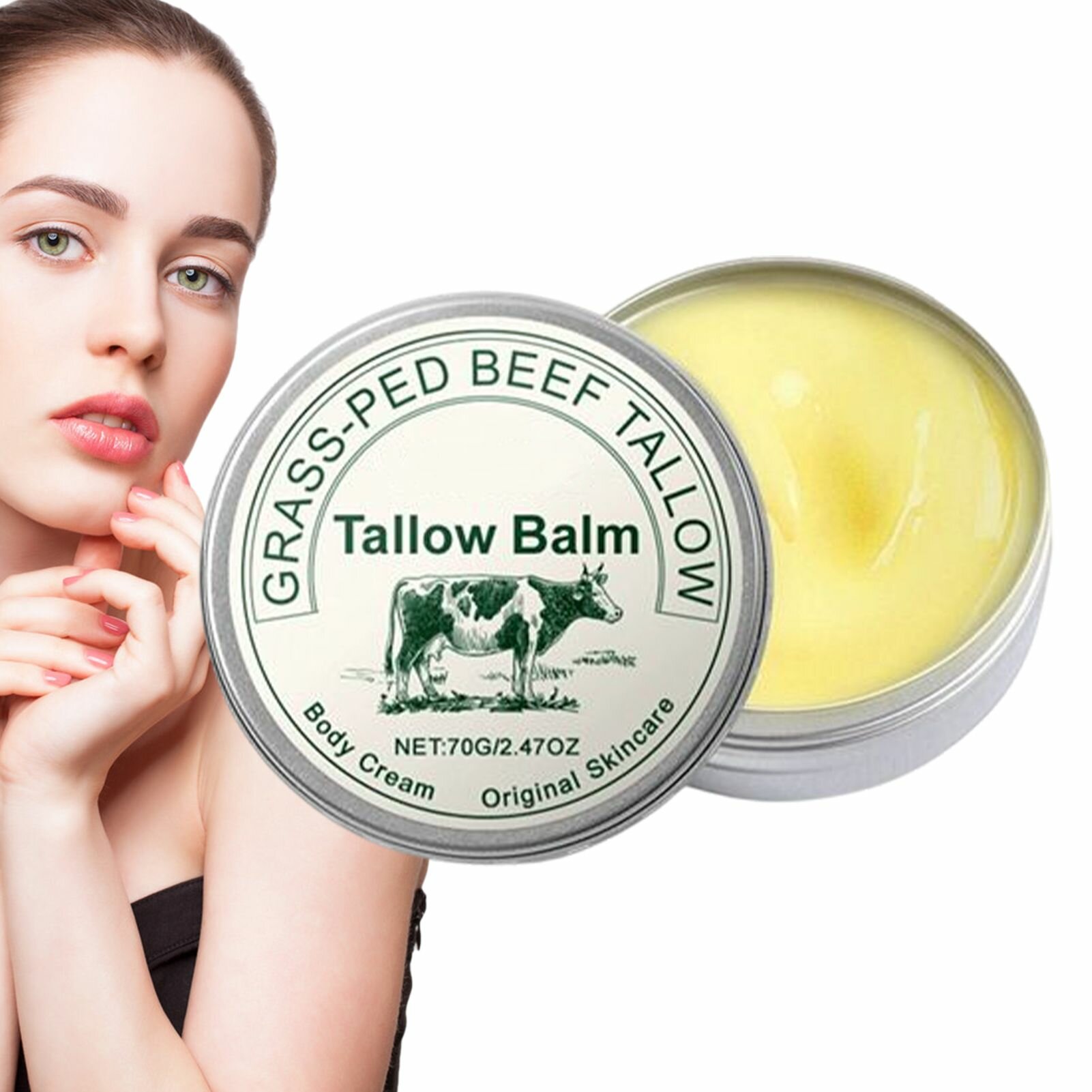 Увлажняющий Крем Для Тела Из Пастбищного Говяжьего Сала , Средство антицеллюлитное