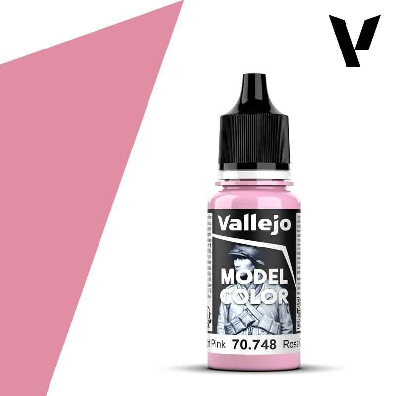 Краска Vallejo серии Model Color - Light Pink 17мл. 70.748 обновленная