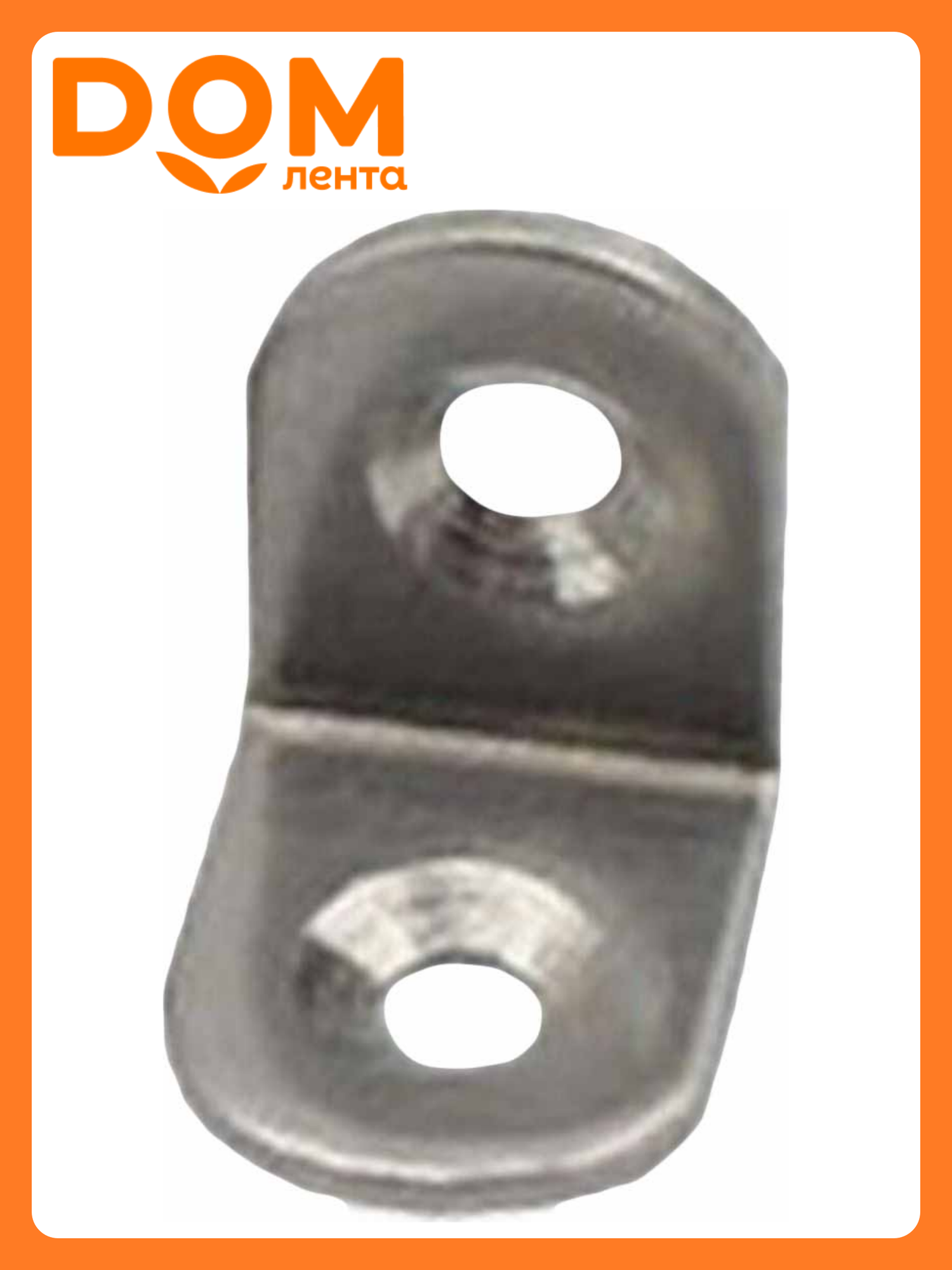 Уголок крепежный Tech-KREP kur, 25x17x2 мм, серебристый, сталь