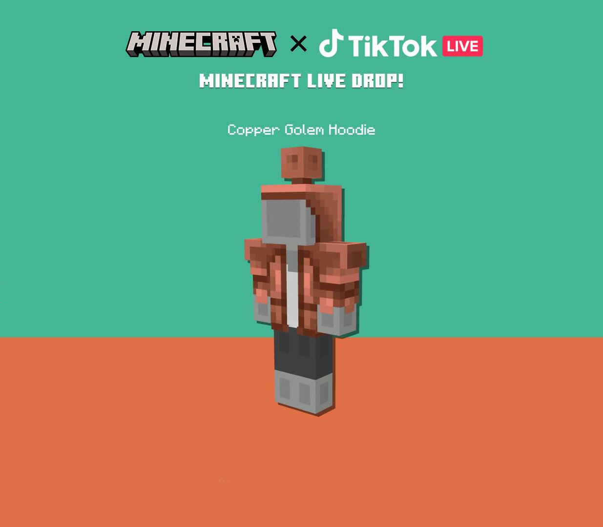 Minecraft Java & Bedrock издание - Copper Core Twitch Skin DLC PC Ключ — фото 1