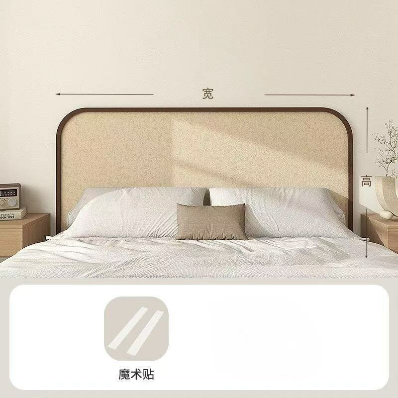 Мягкая противоударная стеновая панель для изголовья кровати, фетровая наклейка на стену, декор для спальни, фоновая стена, самоклеящаяся стеновая панель для изголовья кровати.