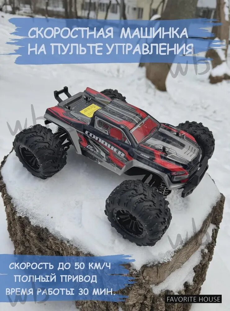 Скоростной джип CONQUER на радиоуправлении машинка на пульте управления