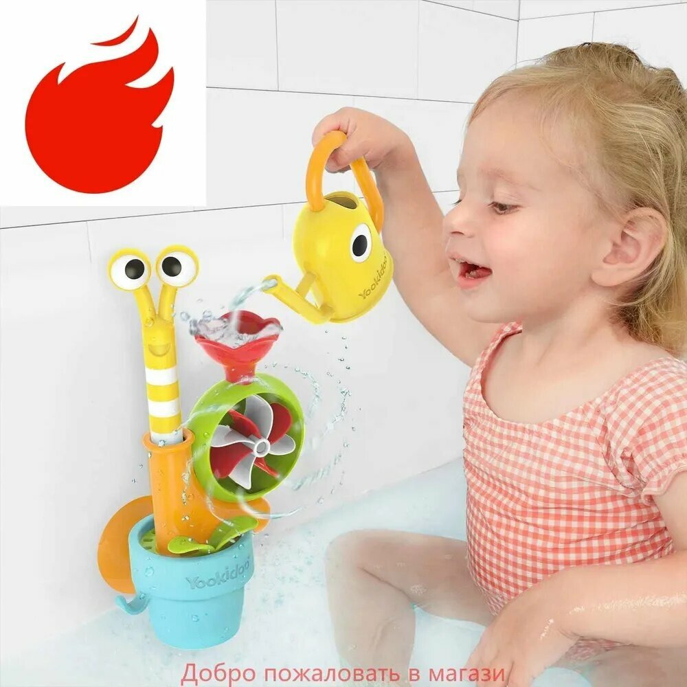 Игрушка для ваннойРастущая улитка, Детские игрушки для купания