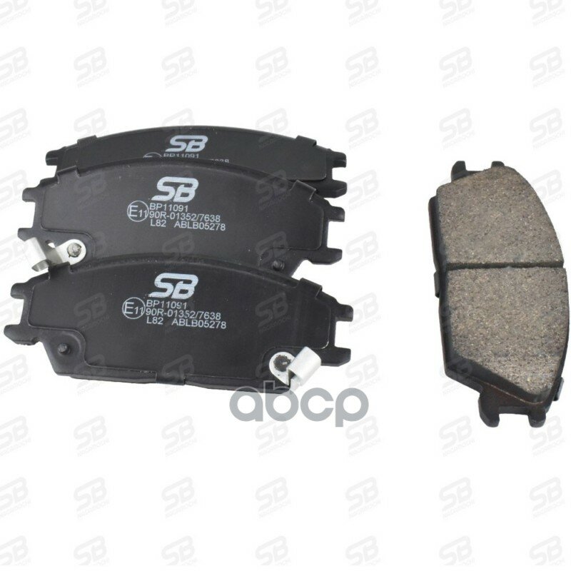 Колодки тормозные дисковые передние HyundaiAccent C/X3/LC/5DR/CF/4DR/HB/CG/CH/CH41 (1994-2012)/Accent 00 AUS (1999-.)/Avant.