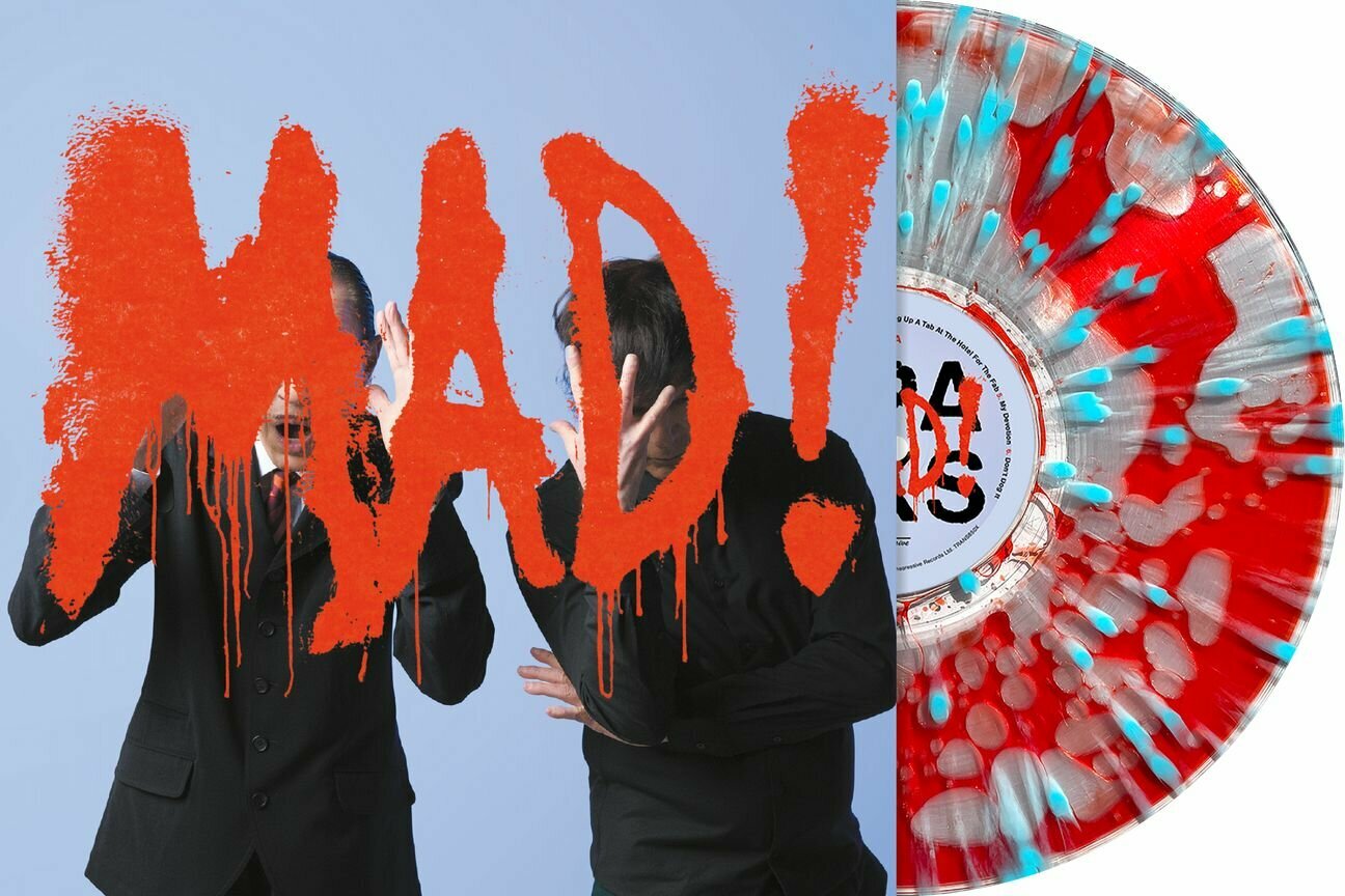 Sparks - Mad! LP Sky Blue Splatter and Red Liquid Fill (bad world ltd edition) - Виниловая пластинка