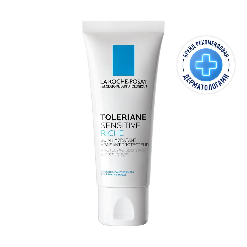 La Roche-Posay Toleriane Sensitive Riche Увлажняющий насыщенный крем для сухой чувствительной кожи 40 мл 1 шт