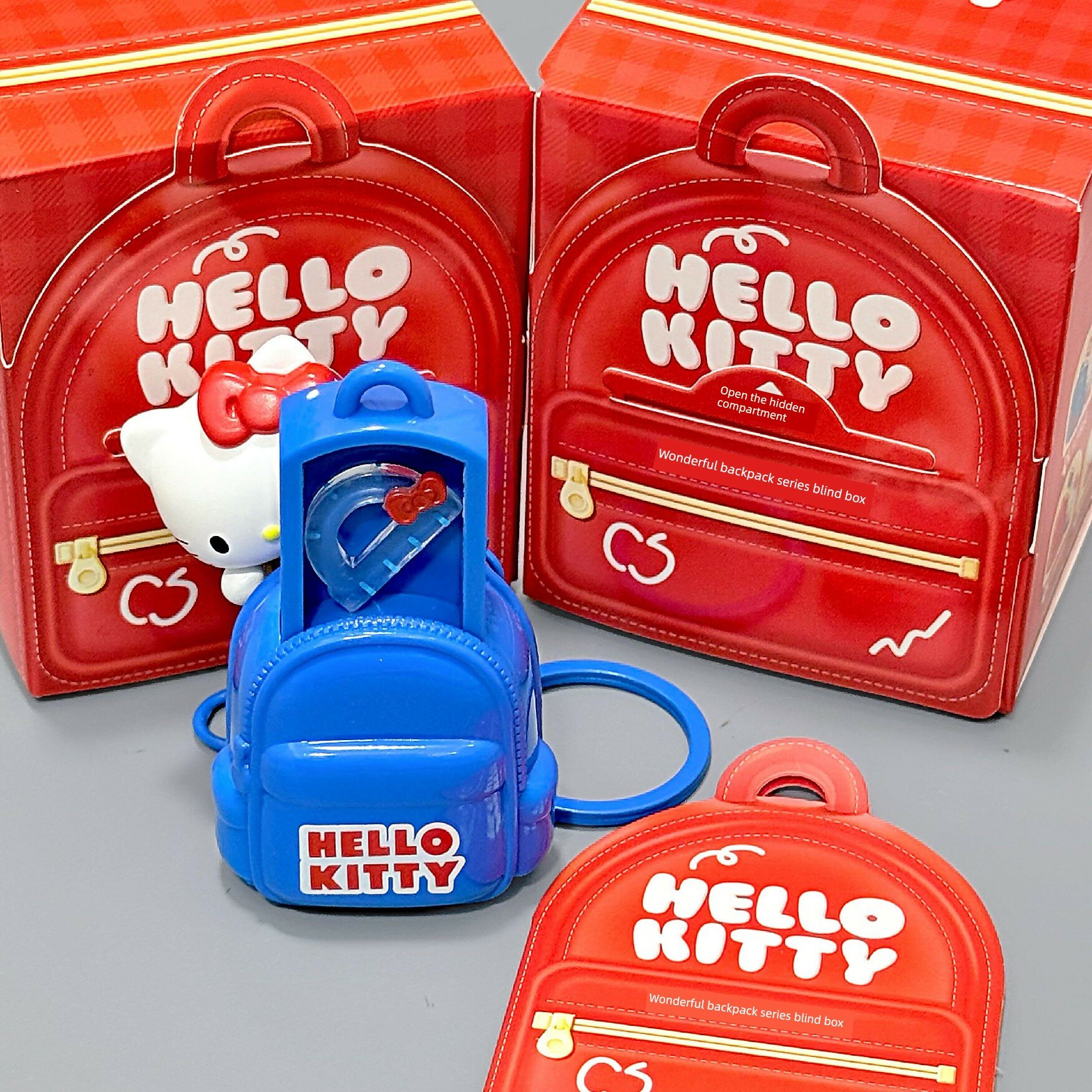 Ключ-безделушка HelloKitty - линейка, высота 4 см, новые, не вскрыты, официальный милый школьный аксессуар