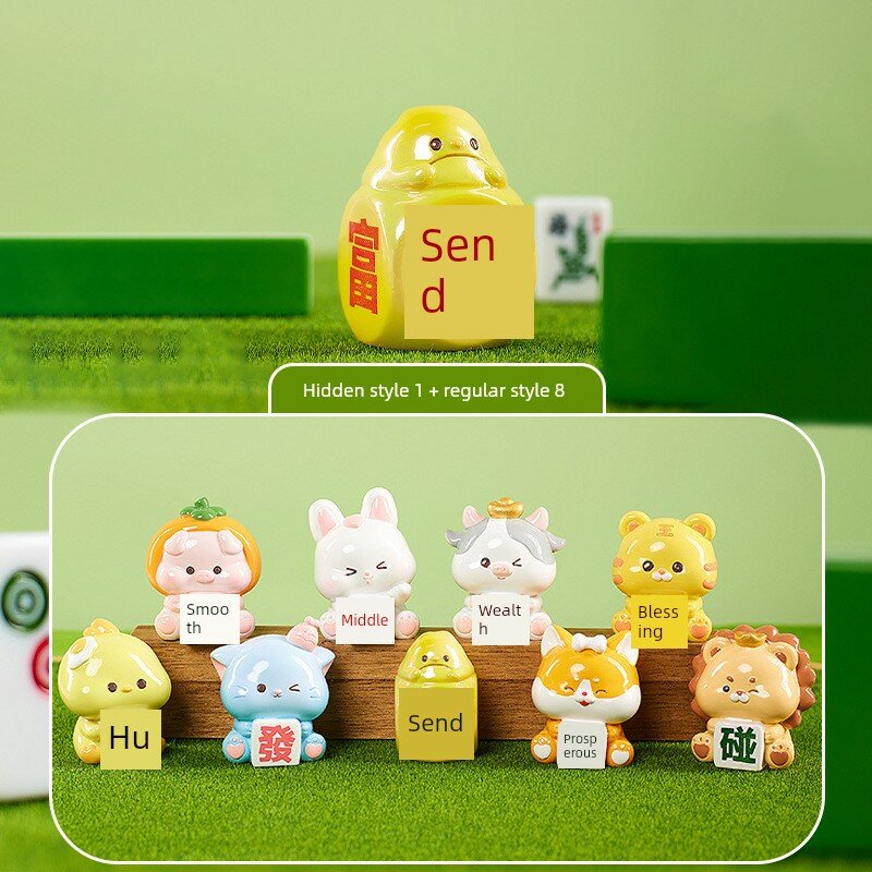 Новая коллекционная фигурка Momo Jelly Bean Dragon Crystal Ball: модная светящаяся ночная лампа-сюрприз для девочек,