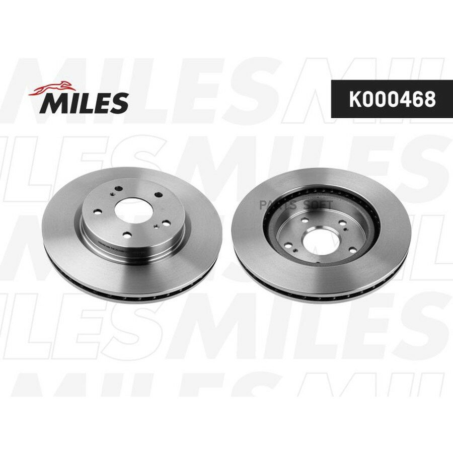 MILES K000468 Диск тормозной SUZUKI GRAND VITARA 05- передний вент. ()