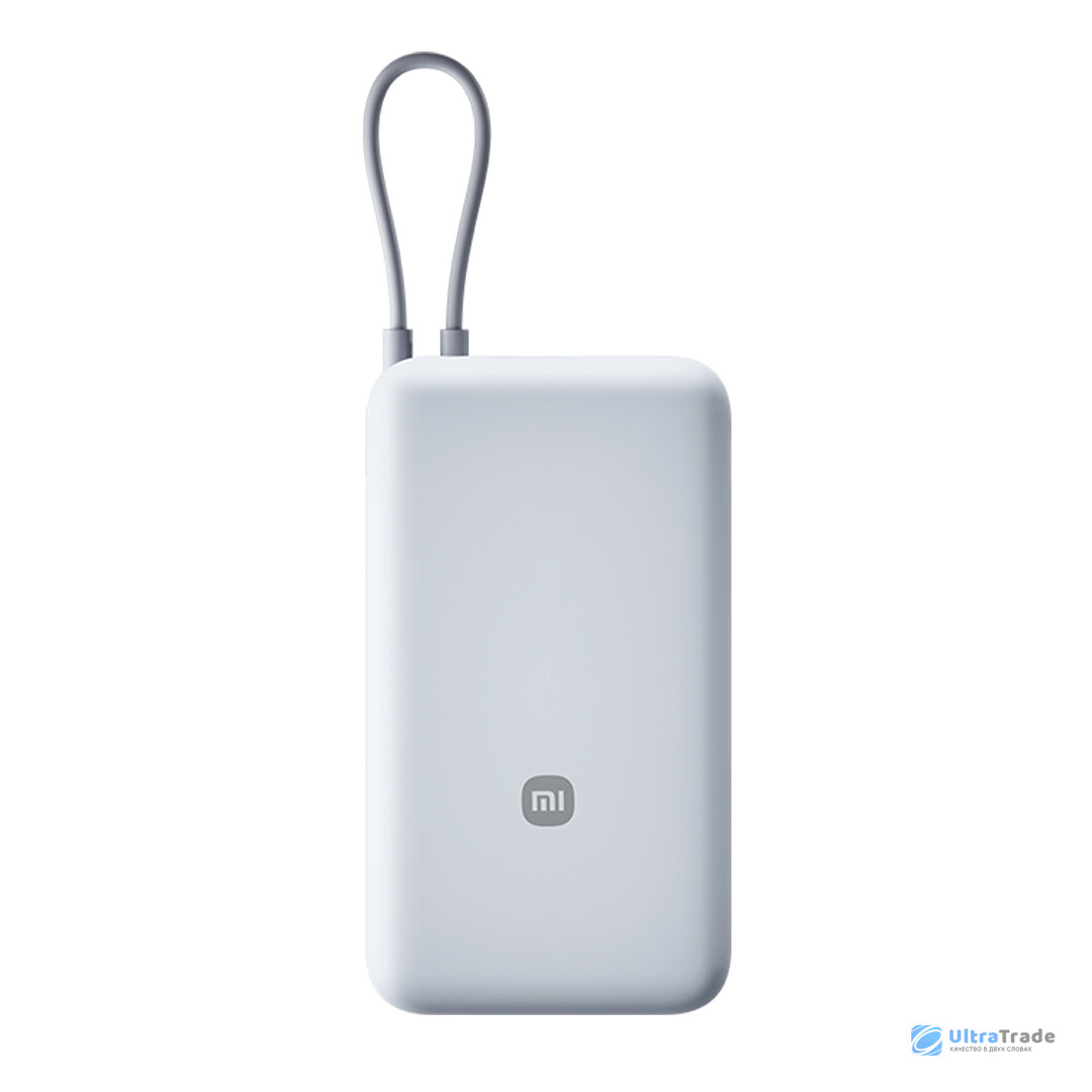 Внешний аккумулятор Xiaomi Power Bank Comes With Cable Fast Charging Version 20000 mAh 33W Light Gray (PB2033)