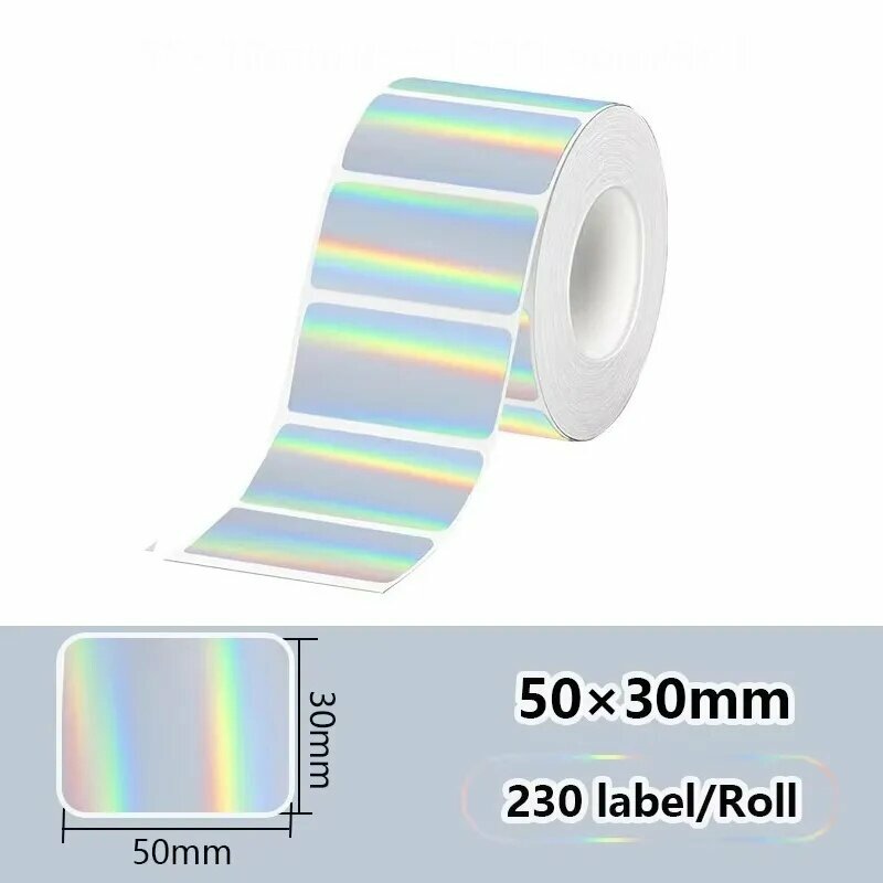 Phomemo M110/M200/M120/M220 P50 Термическая наклейка , 50x30mm-230pcs Лазерный цвет