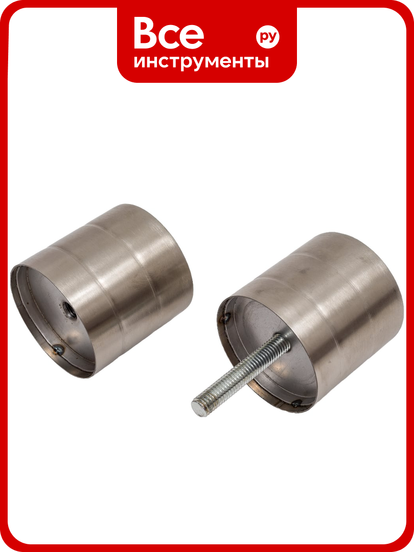 Ручка-кнопка FUARO R. DSS304-button INOX 304 47249 круглая кнопка из нержавеющей стали, врезной монтаж для мебели