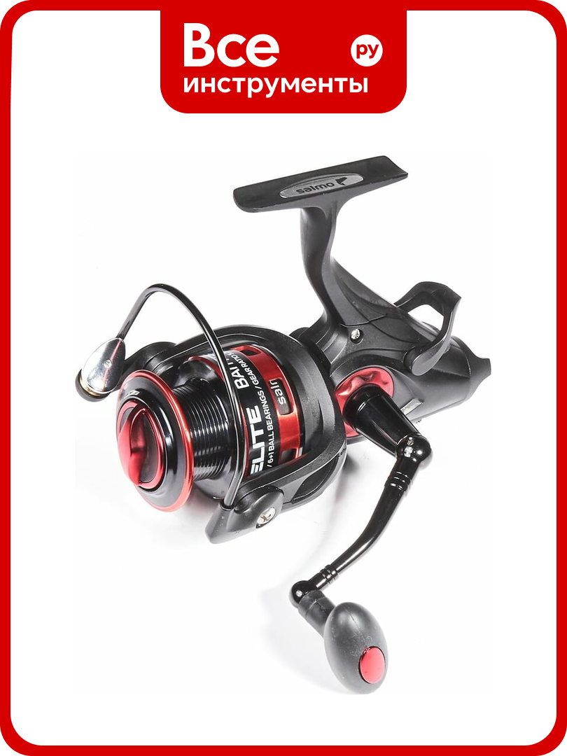 Безынерционная катушка SALMO Elite BAITFEEDER с алюминиевой шпулей, передним фрикционом и двойным расположением рукояти