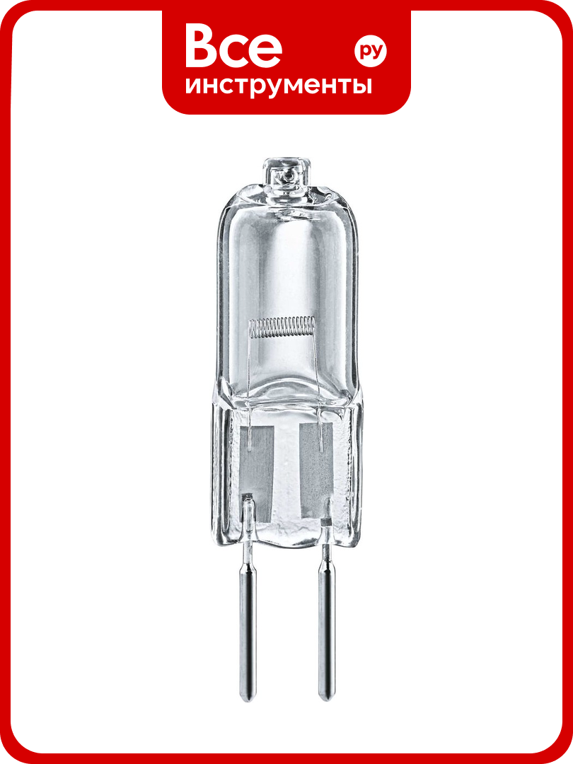 Галогенная лампа Navigator 94 211 JC 35W clear G6.35 12V – тёплый белый свет для общего освещения, капсула