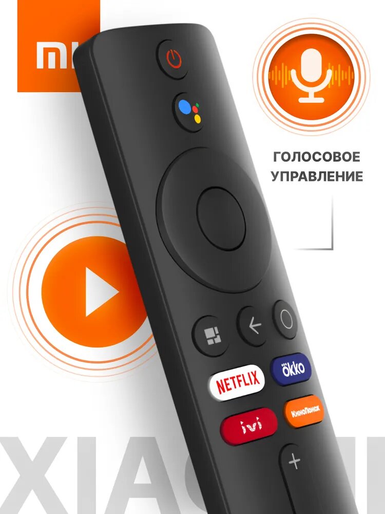 Пульт для телевизоров универсальный и ТВ приставок XIAOMI (ресивера) Сяоми Mi Android TV Box голосовой
