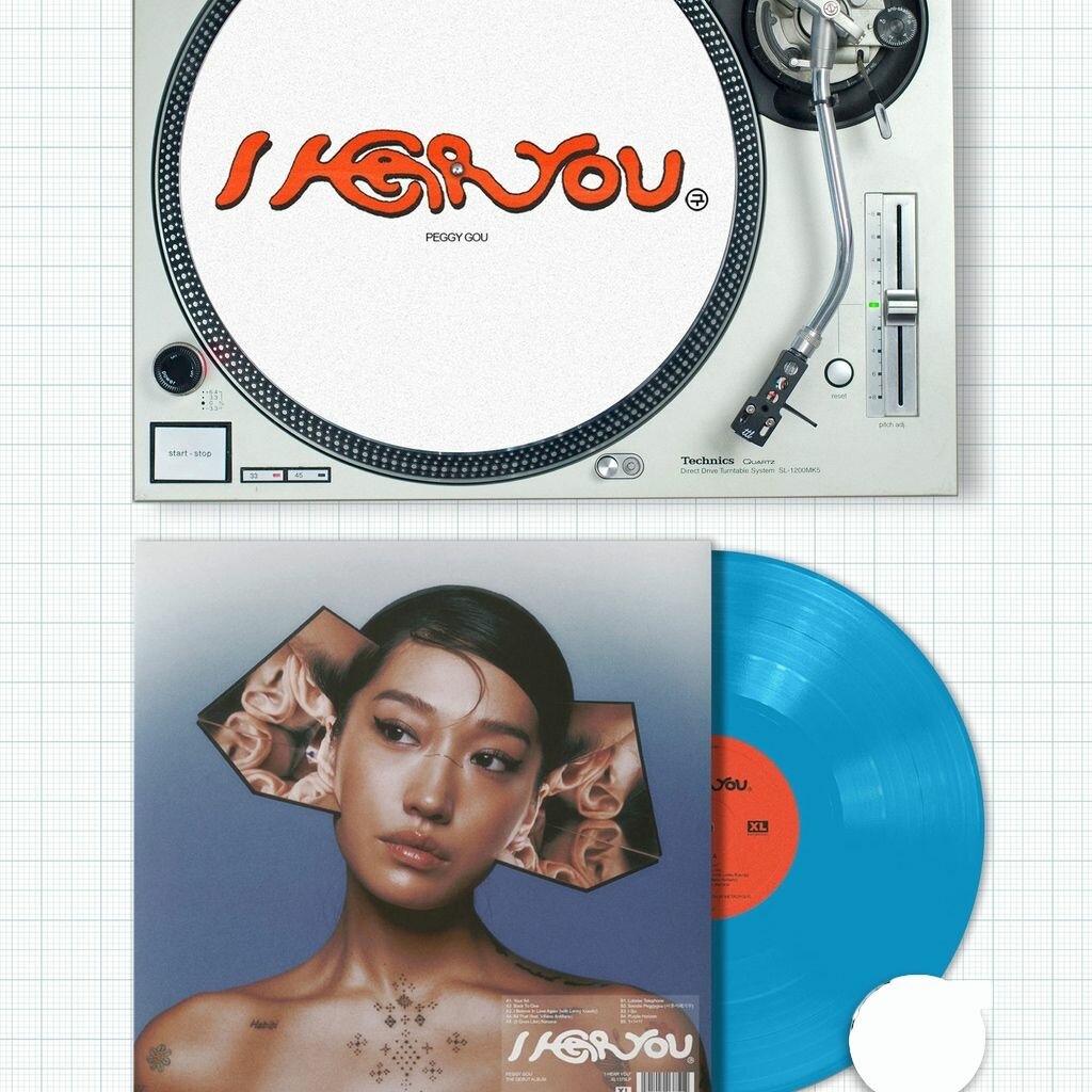 Peggy Gou - I Hear You + Слипмат в Подарок (Blue Vinyl and Slipmat Limited) Голубая Виниловая Пластинка, It Goes Like Nanana