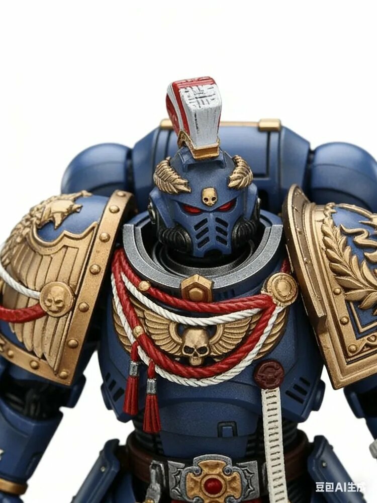 Подвижная фигурка JOYTOY Warhammer 40K 1/18 Action Figures Ultramarines Relic Primus Armour with Plasma Pistol and Combat Blade Model Toy Gift Free Shipping