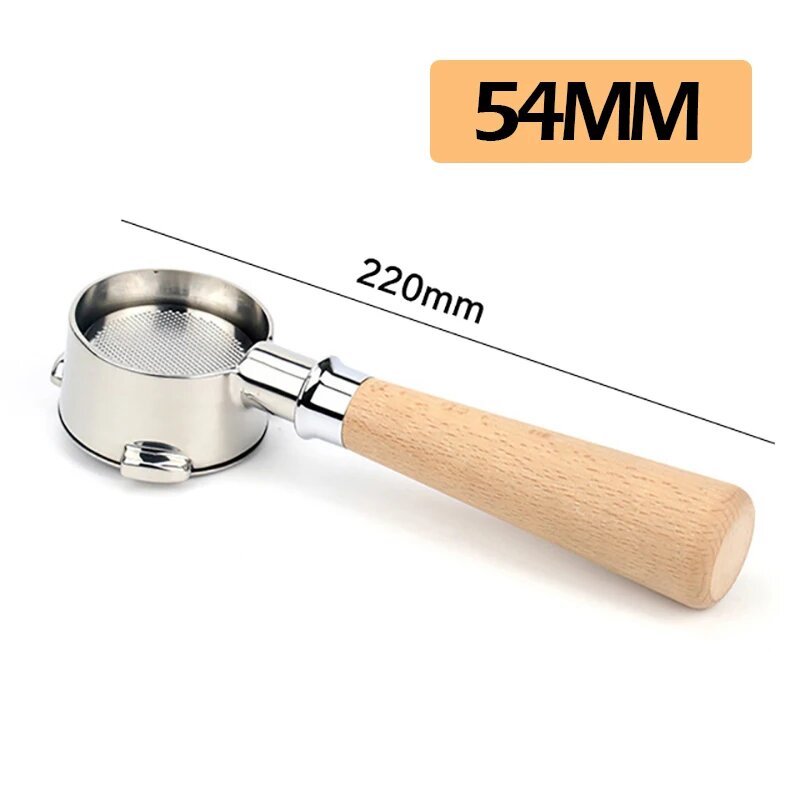 Подставка для тампера Kisshome из орехового дерева 51/53/58 мм Бежевый, 54MM