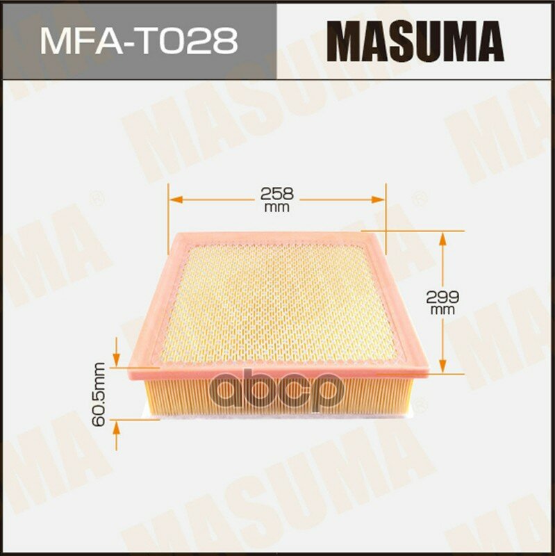 MFAT028 , MASUMA , Фильтр воздушный Masuma арт. MFAT028