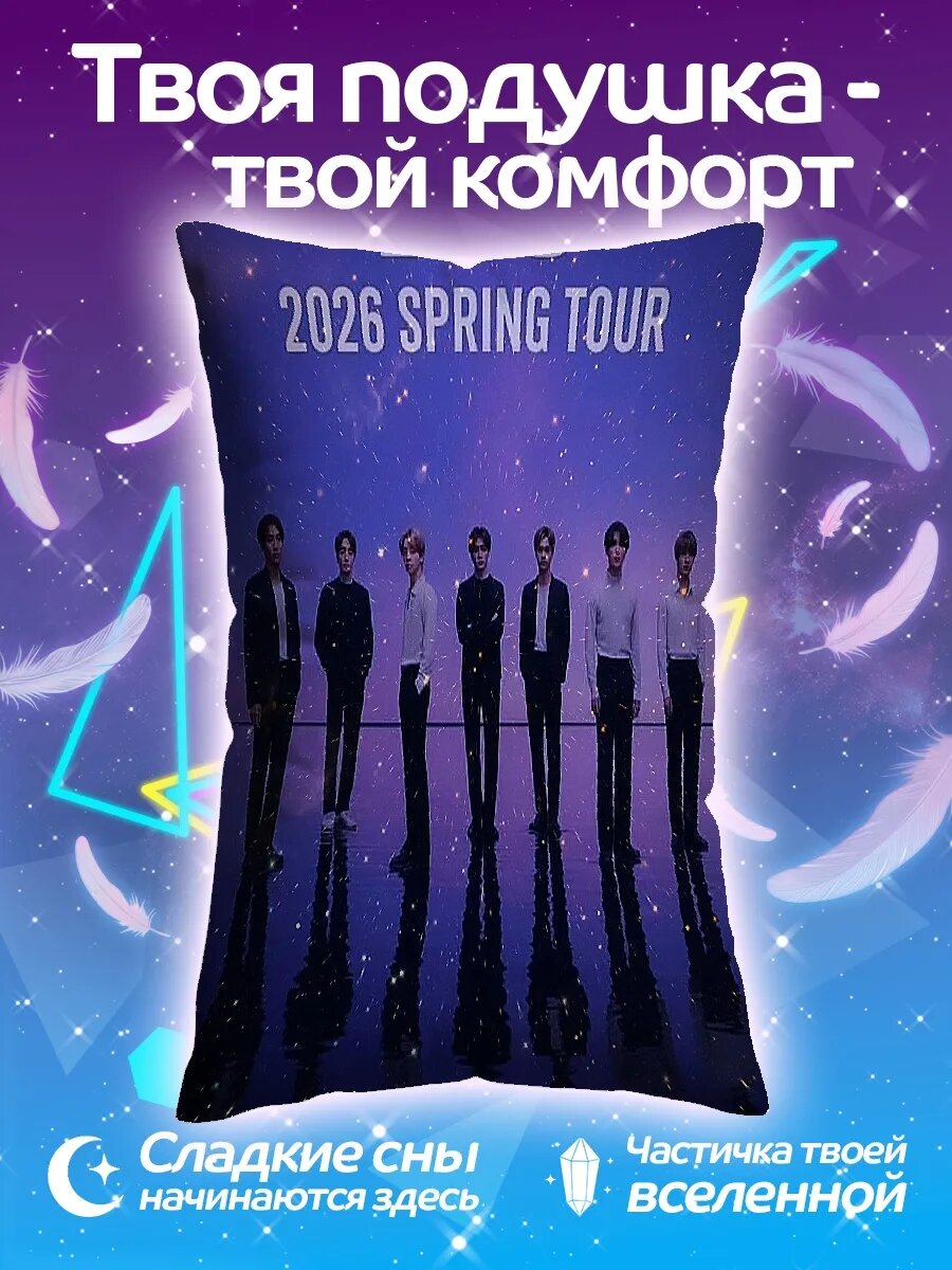Подушка дакимакура BTS Весенний тур