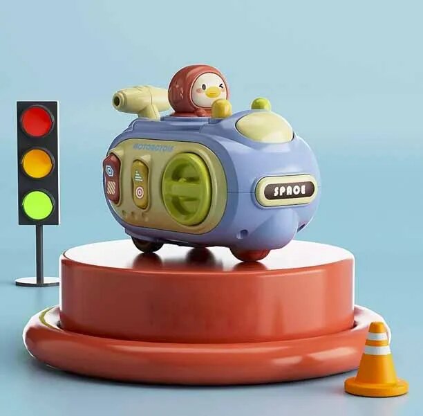 Игрушка-каталка черный матовый Игрушка-каталка
