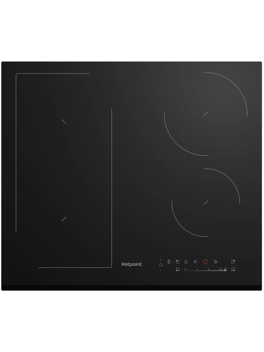 Встраиваемая варочная поверхность Hotpoint HS 3560B BF, черная