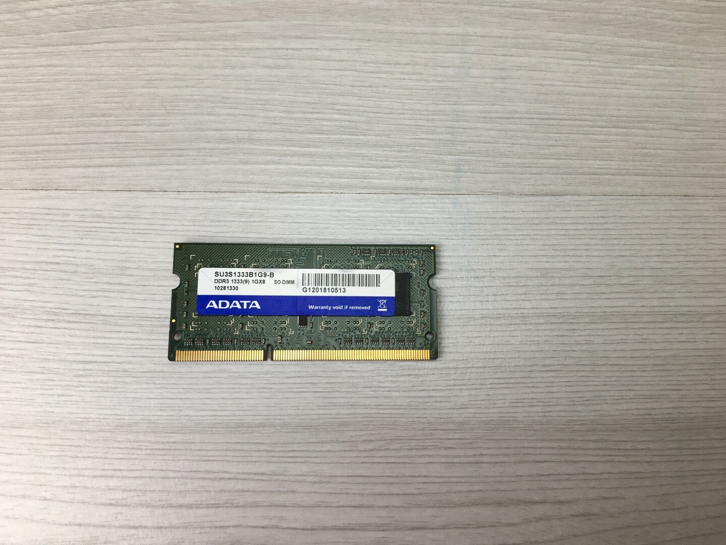 Оперативная память SODIMM 1Gb, DDR3 1333MHz, ADATA SU3S1333B1G9-B