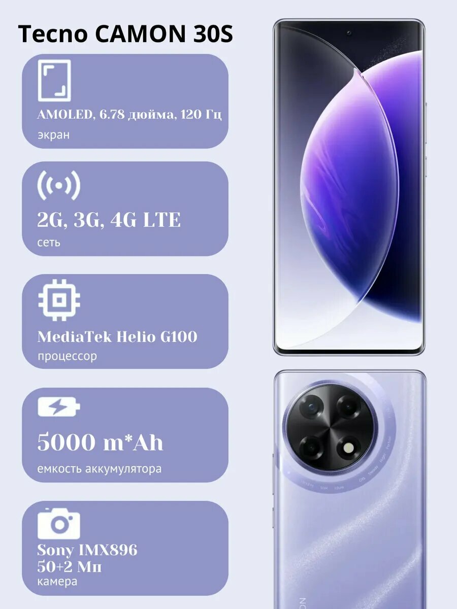CAMON 30S 6/128GB Ростест — фото 1