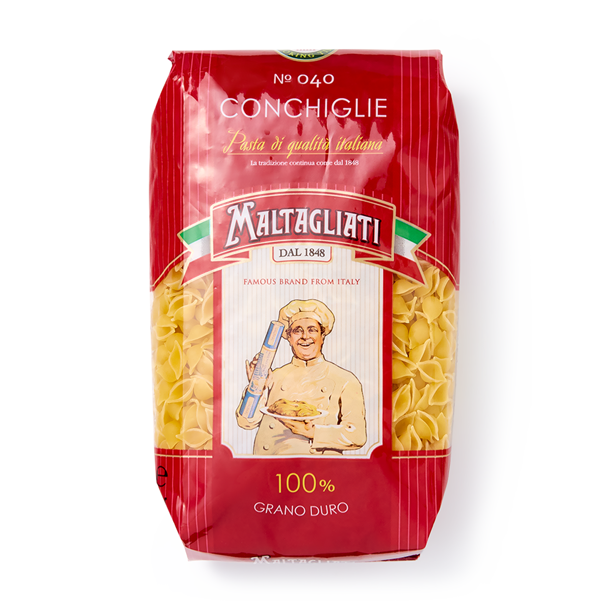 Макароны Maltagliati "Ракушечка" №040, из твёрдых сортов пшеницы