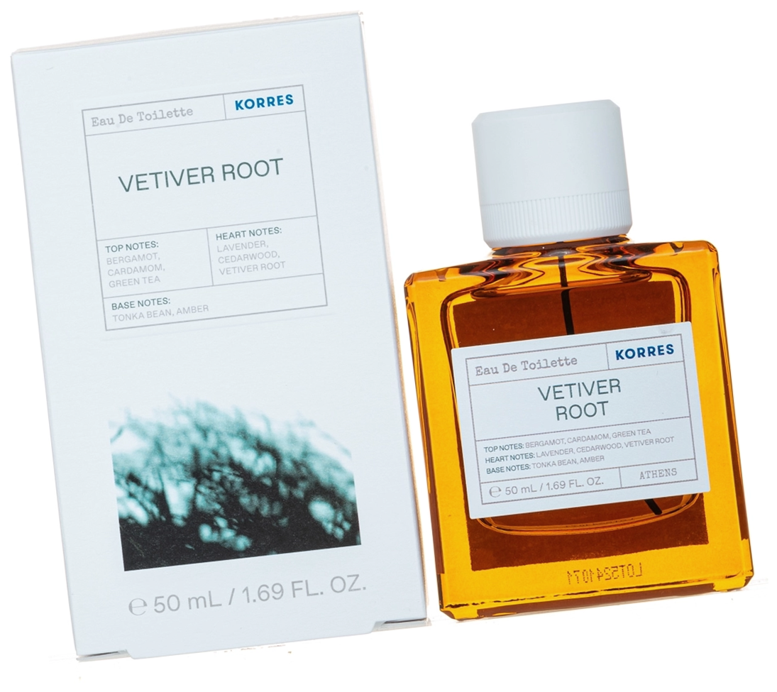 Korres Vetiver Root туалетная вода 50 мл для мужчин и женщин / Ветивер Рут